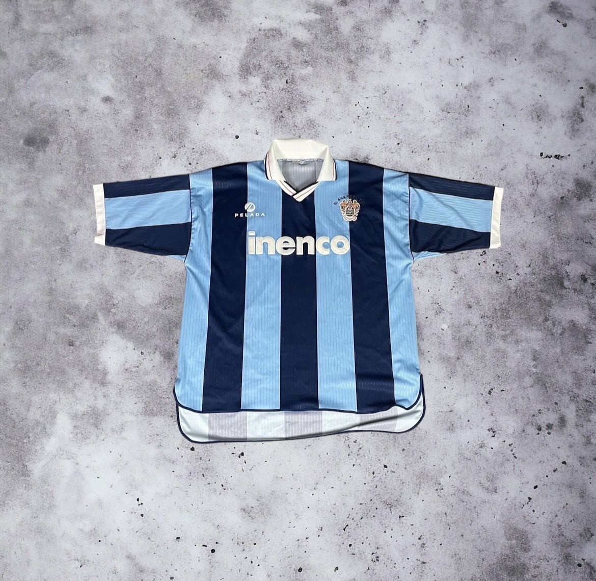Jersey × Vintage Rare Vintage 94-95 Jersey Blackpool FC Pelada Inenco ...