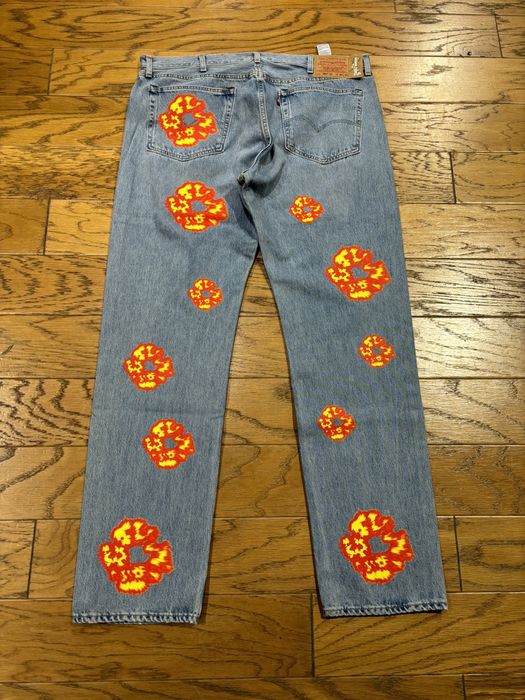 DENIM TEARS Denim Tears x Offset Wreath Jeans | Grailed