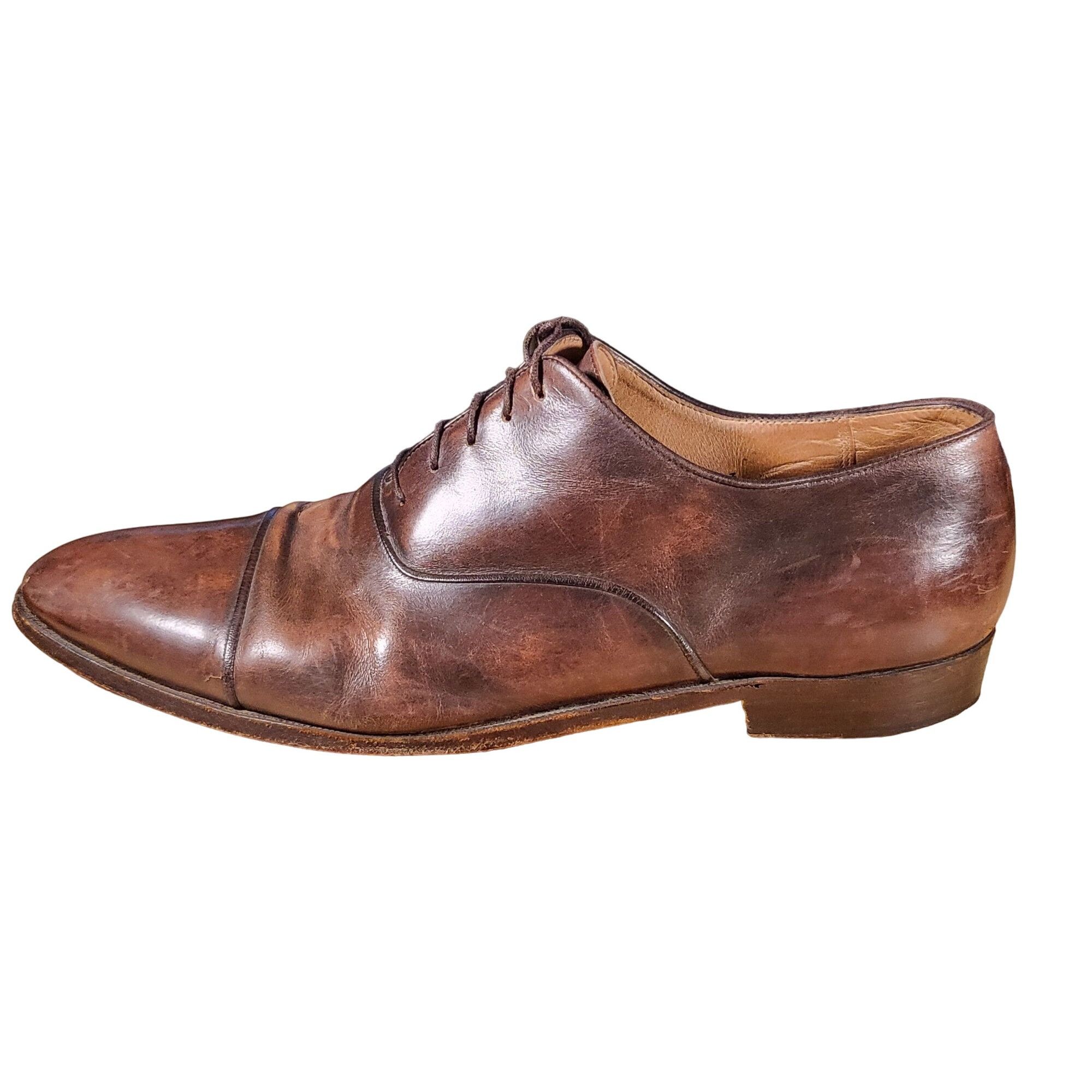 Gravati Gravati Oxford Shoes Men Sz 12 M Brown Leather Lace Up Desig ...