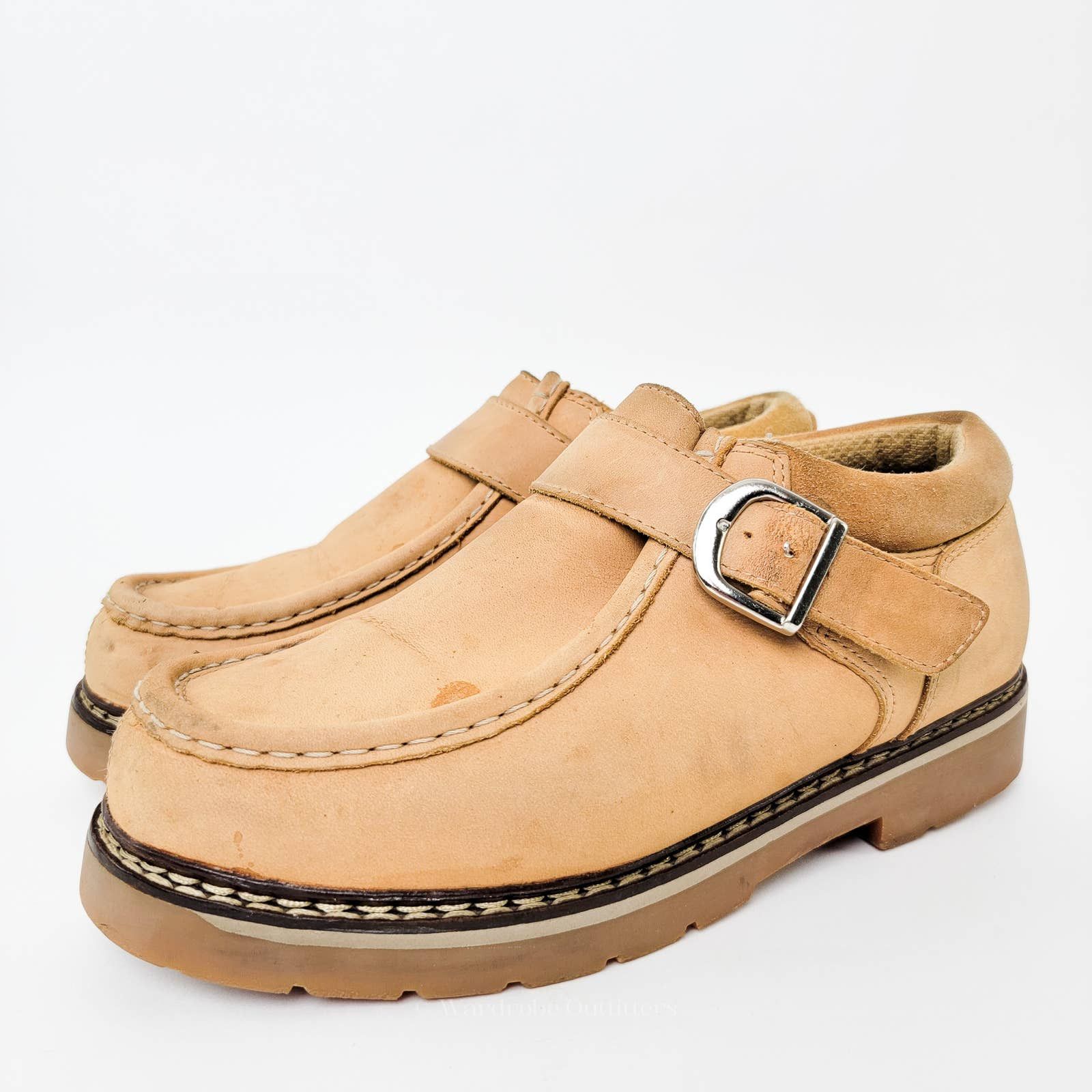 Lugz Vintage 90s LUGZ Moc Toe Ankle Wallabee Boots | Grailed