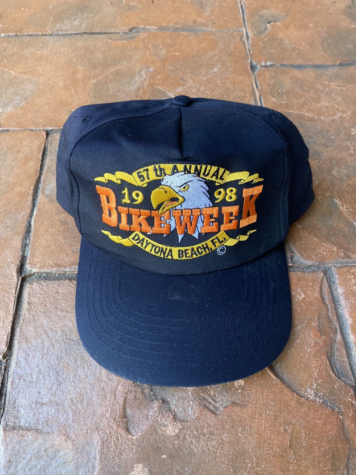 Vintage Vintage 90’s Bike Week 1998 Eagle Snap Back Hat | Grailed