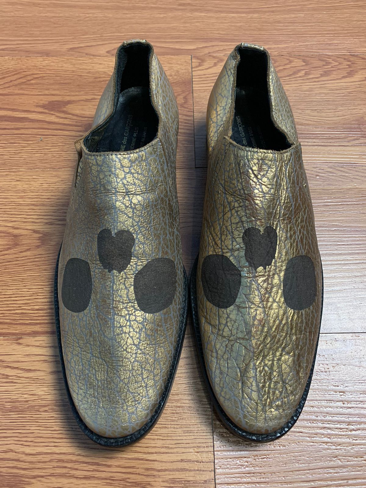 Comme des Garcons Runway CDGHP SS11 Skull Loafer Shoes | Grailed
