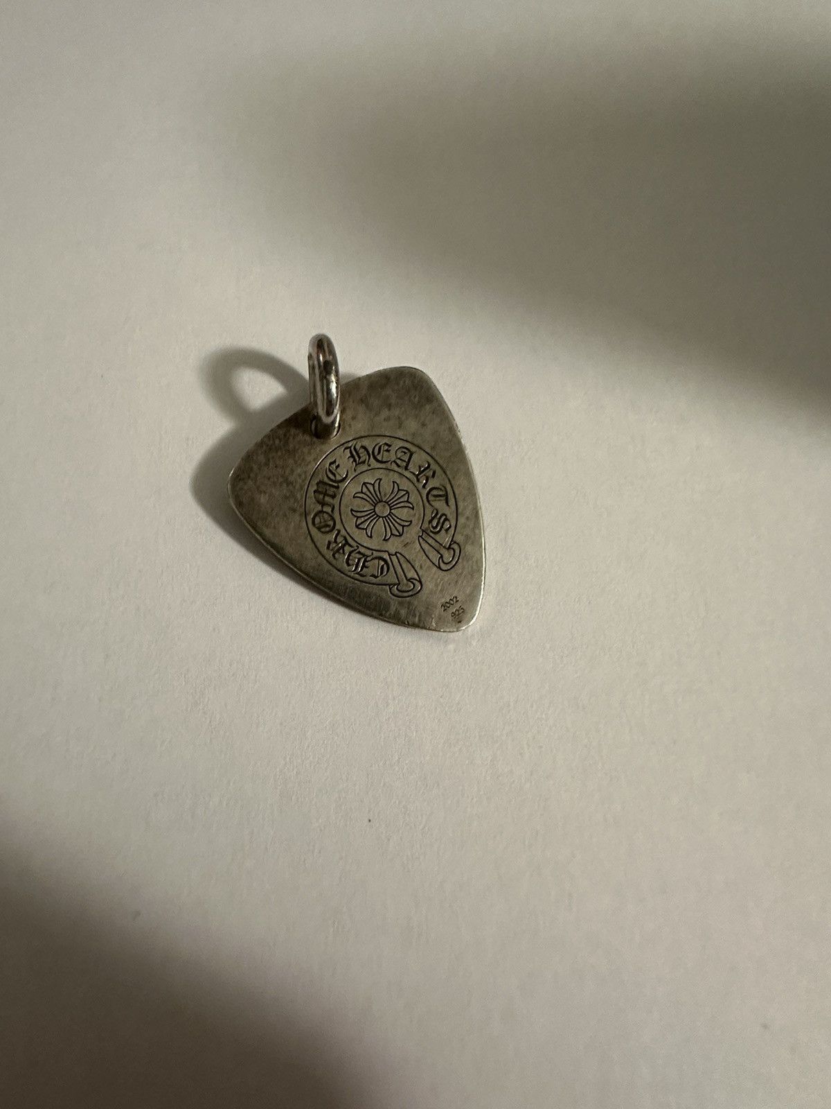 Chrome Hearts Vintage Silver Chrome Hearts Guitar Pick Pendant | Grailed