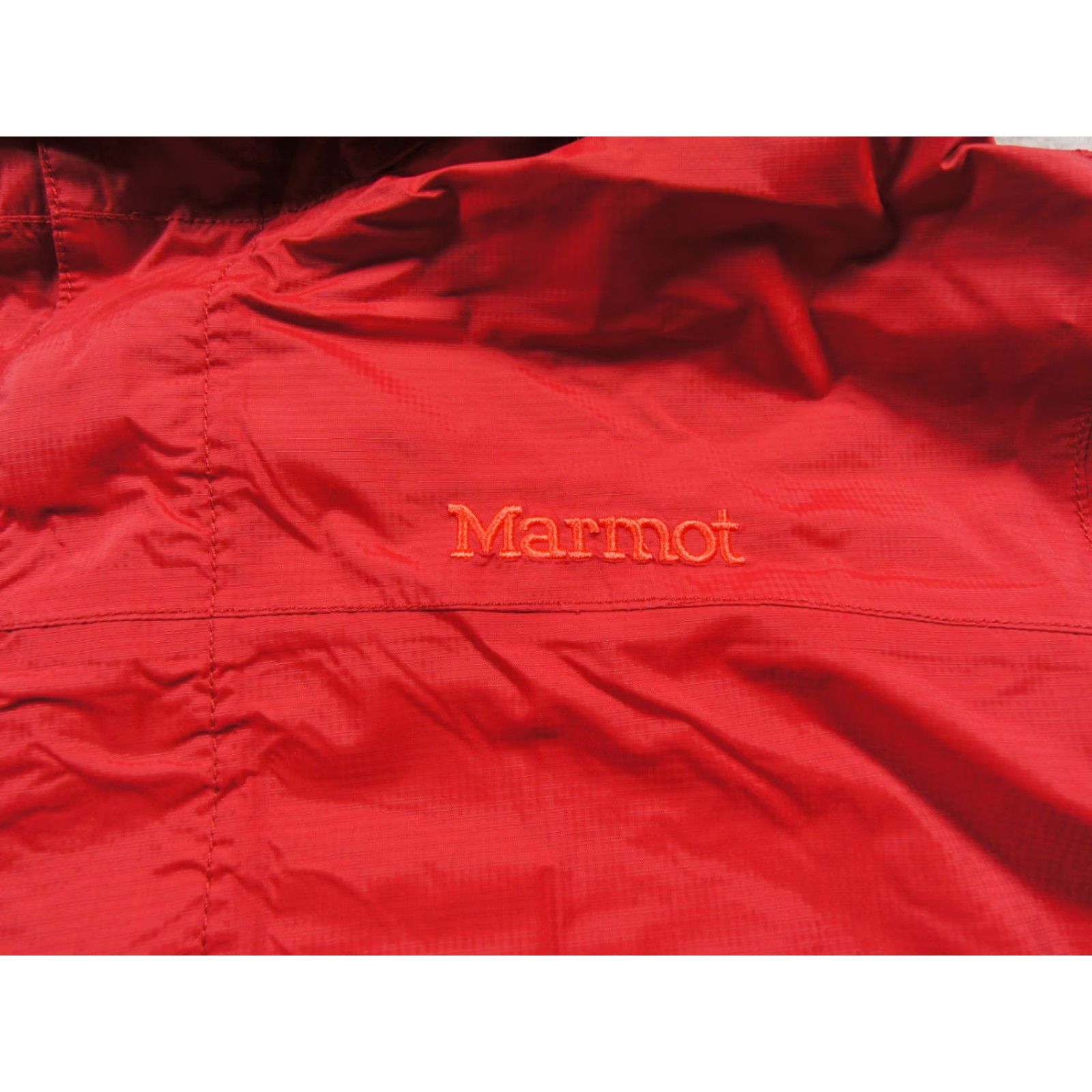 Marmot Marmot Lightweight Hooded Windbreaker Jacket Mens Large Red Full ...