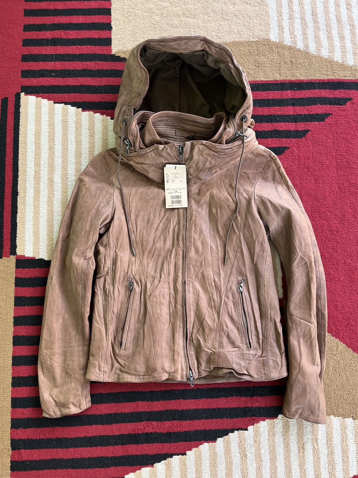 GOA G.O.A Full Tag Leather Bono Jacket LGB Style | Grailed