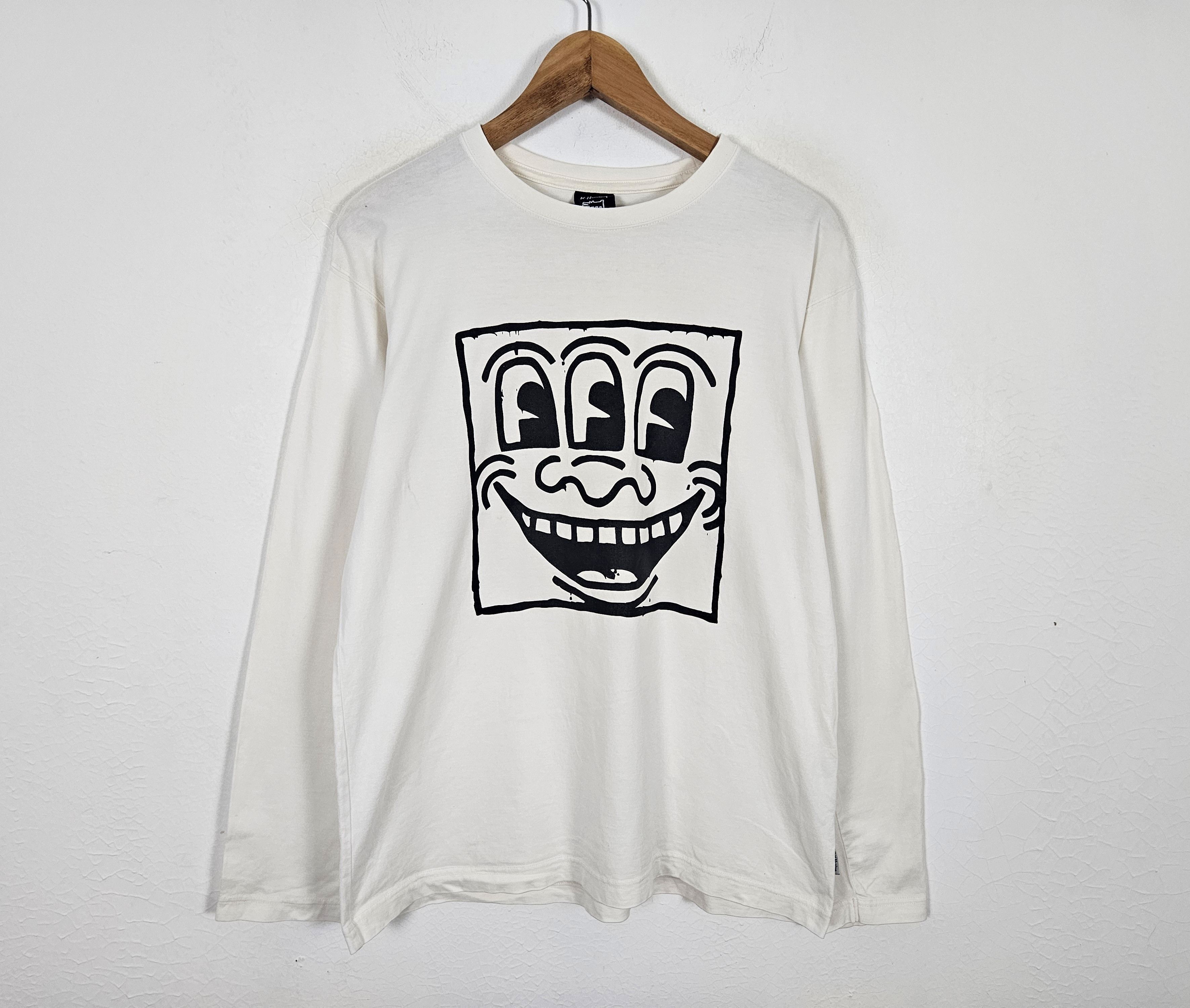 Keith Haring Keith Haring Smiley Art tee | Grailed