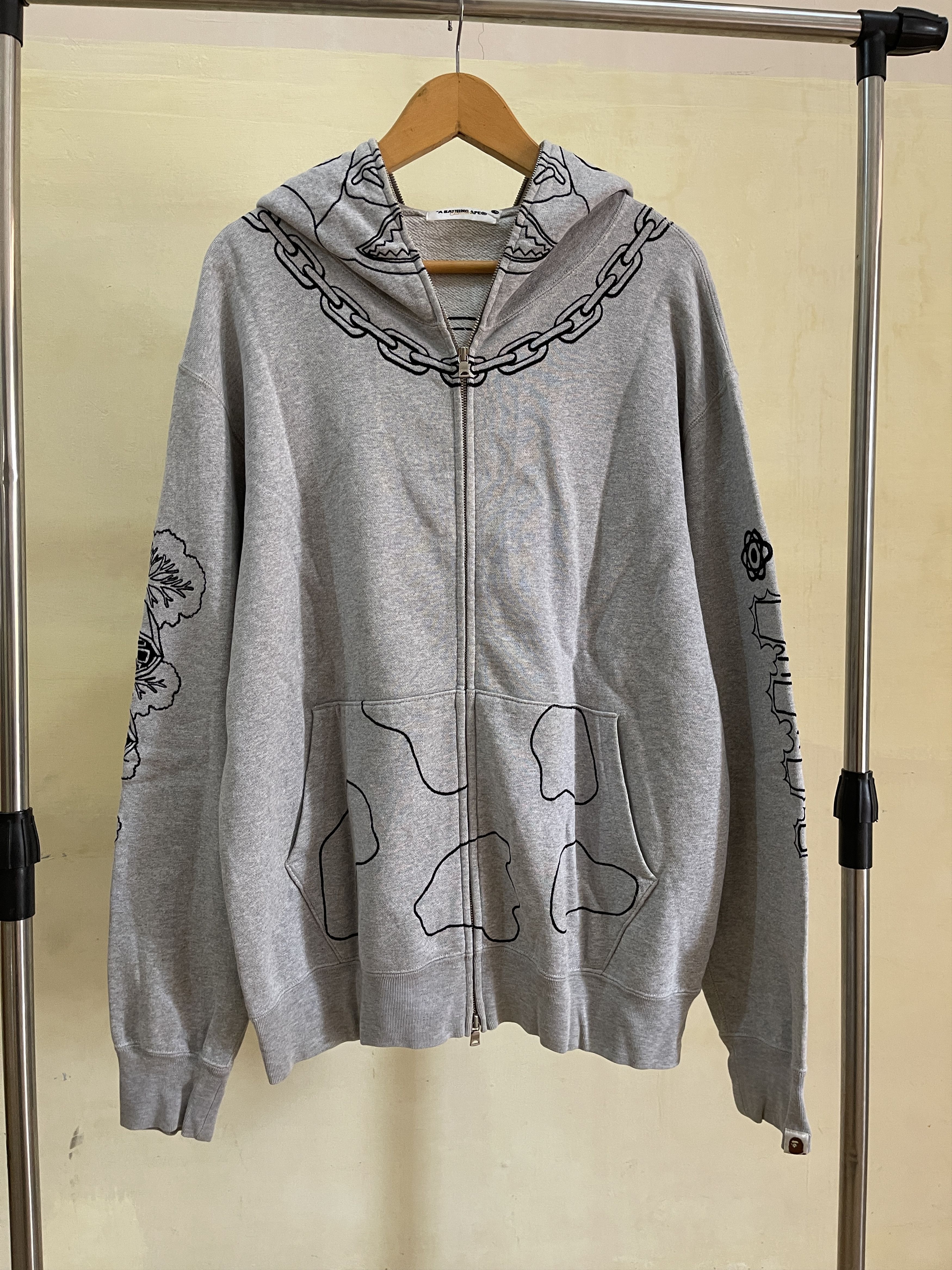 Bape OG Bape Aoyama Royal Cow Full Zip Hoodie | Grailed
