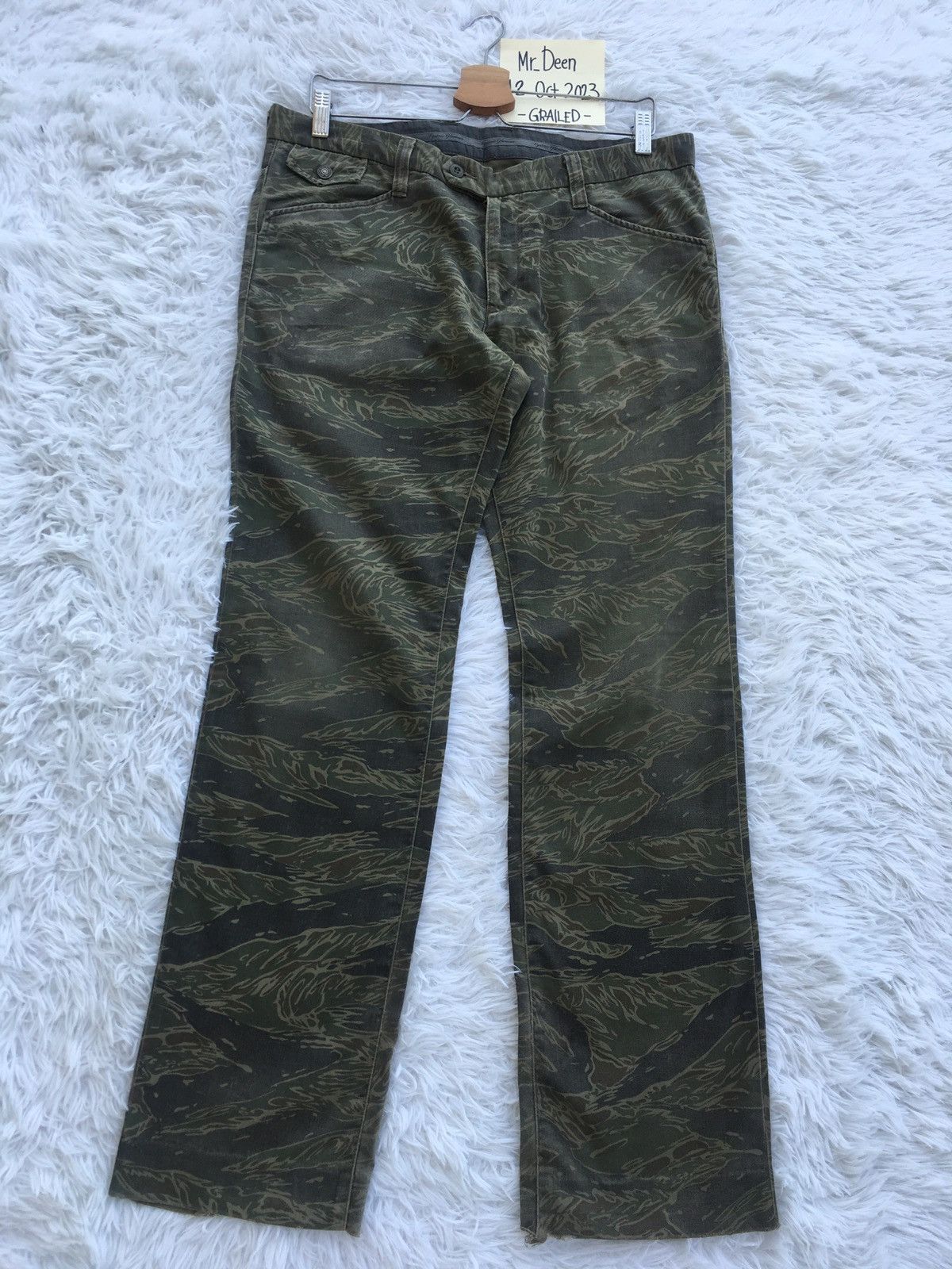 Hysteric Glamour Rare Vintage Hysteric Glamour Green Camo Army Pant ...