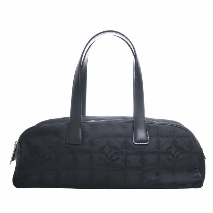 Chanel CHANEL Nylon New Line Handbag Boston Bag Black Ladies | Grailed