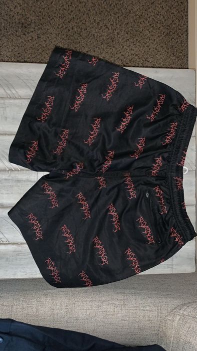 Revenge Revenge Black Massacre Track Shorts | Grailed