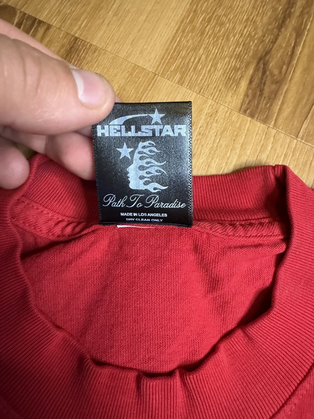 HELLSTAR Hellstar Jesus Emblem Path to Paradise Tee | Grailed