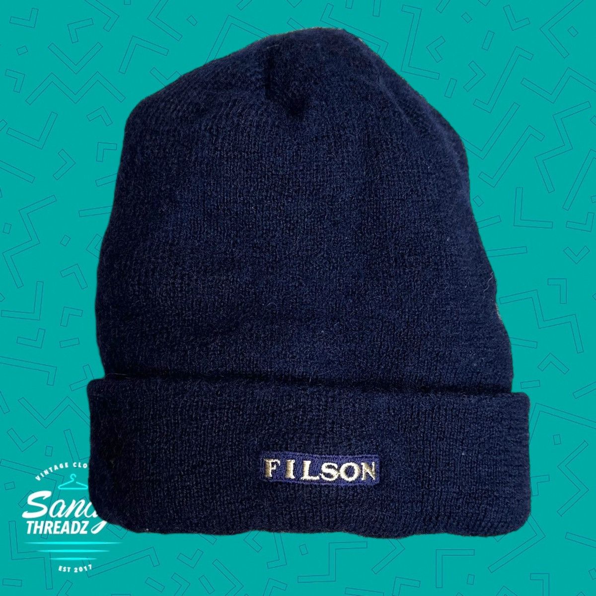Vintage Vintage Filson wool logo beanie hat | Grailed