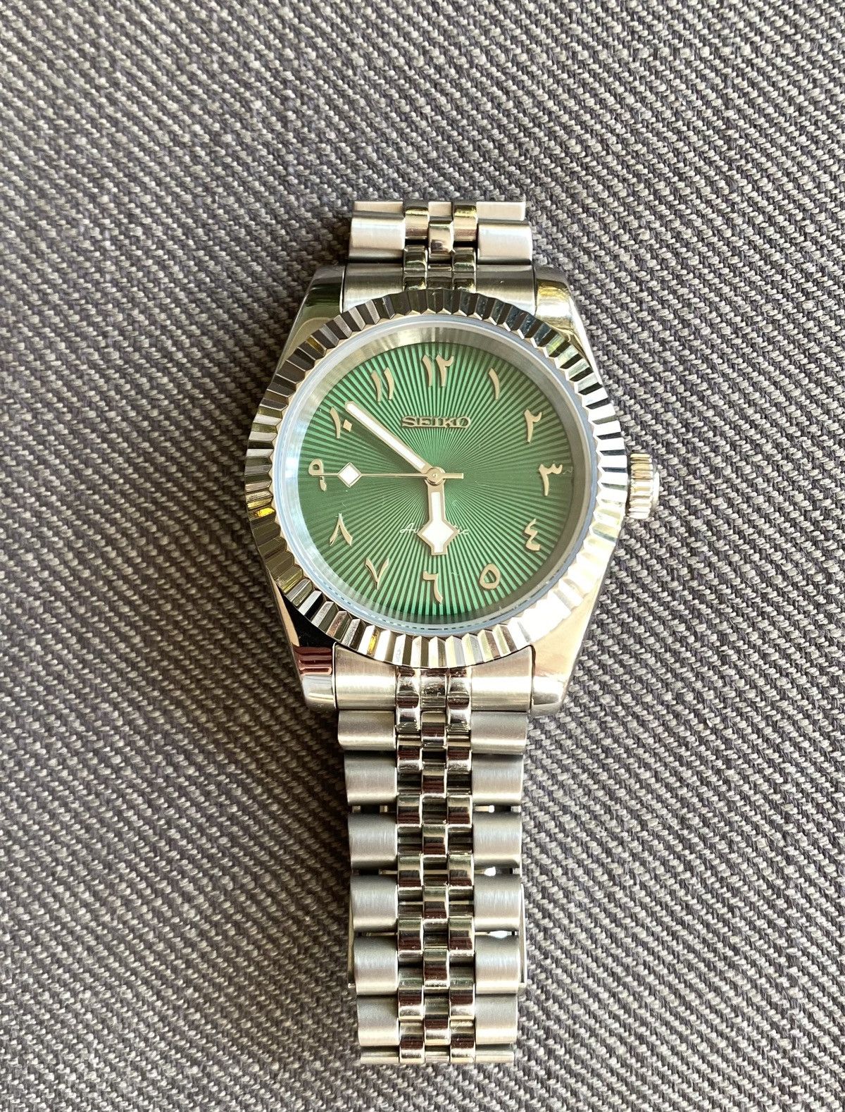 Seiko Seiko Mod Arabic Green Dial | Grailed