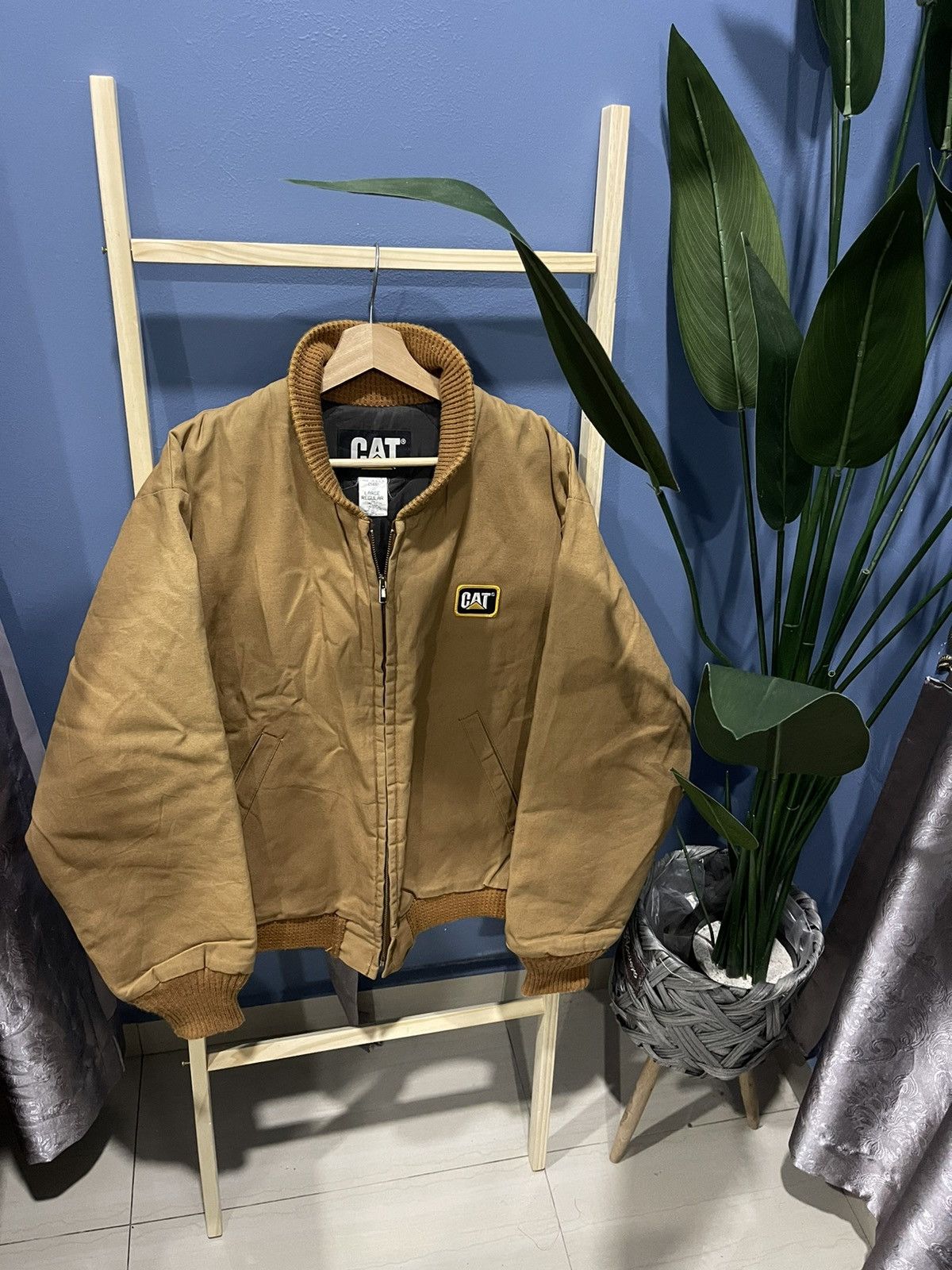 Caterpillar × Vintage RARE 🔥 Vintage Caterpillar Workers Bomber Jacket ...