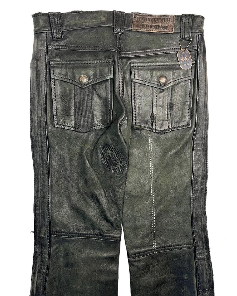 14th Addiction 14th Addiction Leather Pants | Grailed