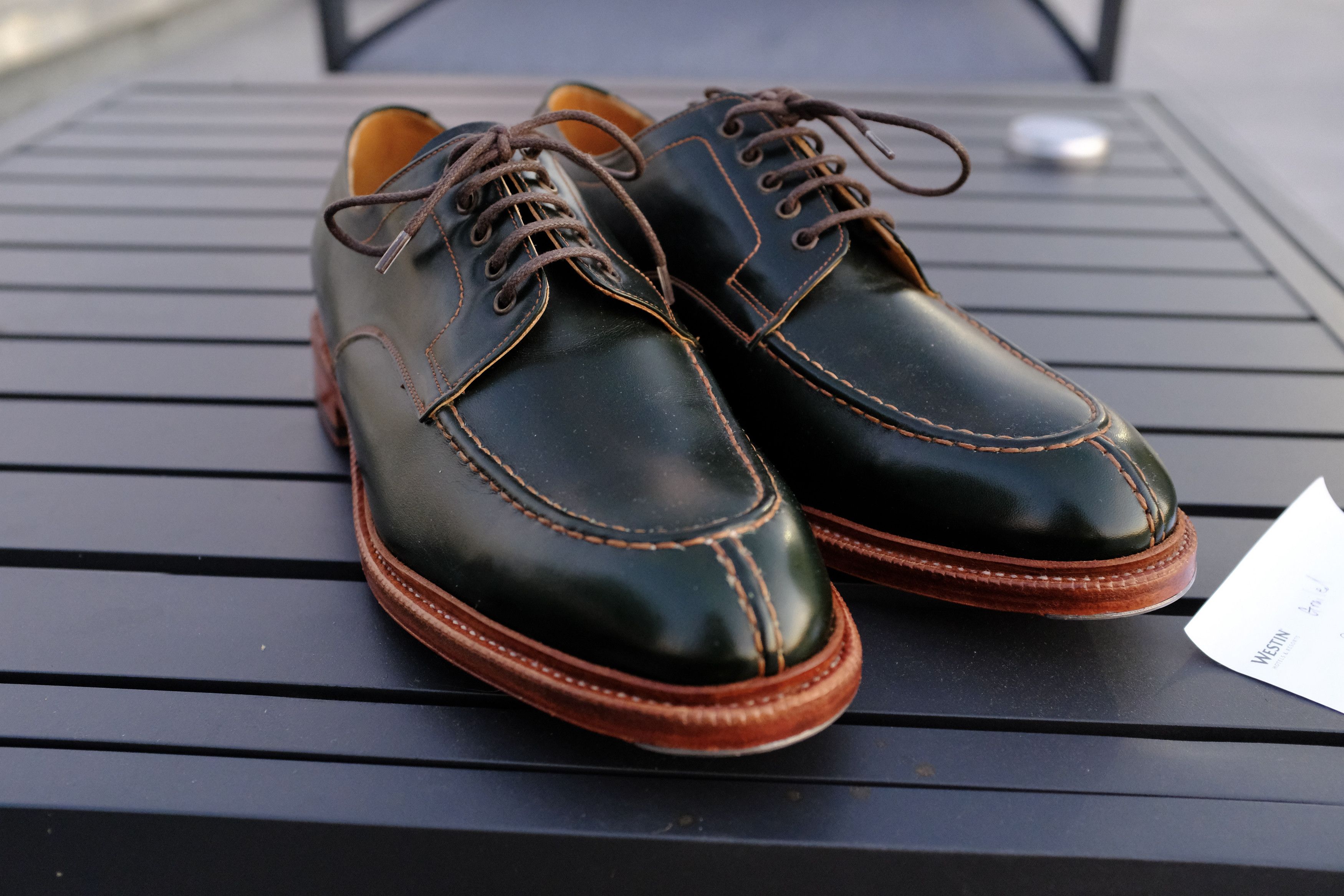 Meermin Green/Verde Calfskin Blucher | Grailed