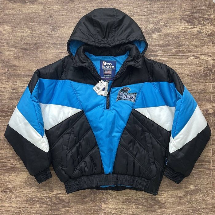 Vintage Vintage 1990s Carolina Panthers Pro Player Puffer Jacket NWT ...