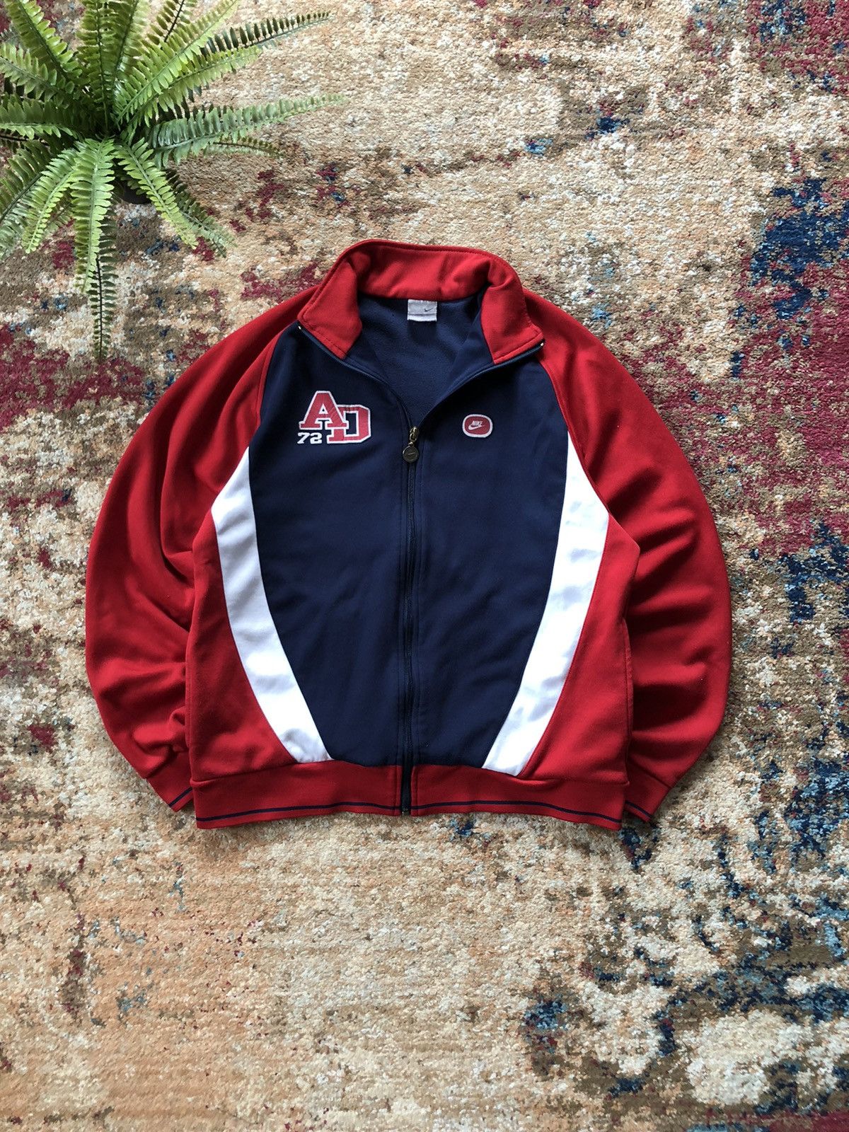 Nike 🫀 NIKE ATHLETIC DEPARTMENT RETRO TRACK JACKET SWOOSH LOGO | Grailed