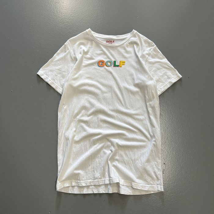 Tyler The Creator Crazy golf logo Tyler the creator white t-shirt | Grailed