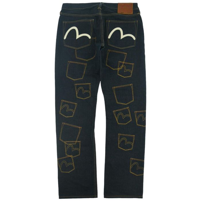 Evisu Vintage Evisu Multi Pocket Japanese Denim Trousers Size W33 | Grailed