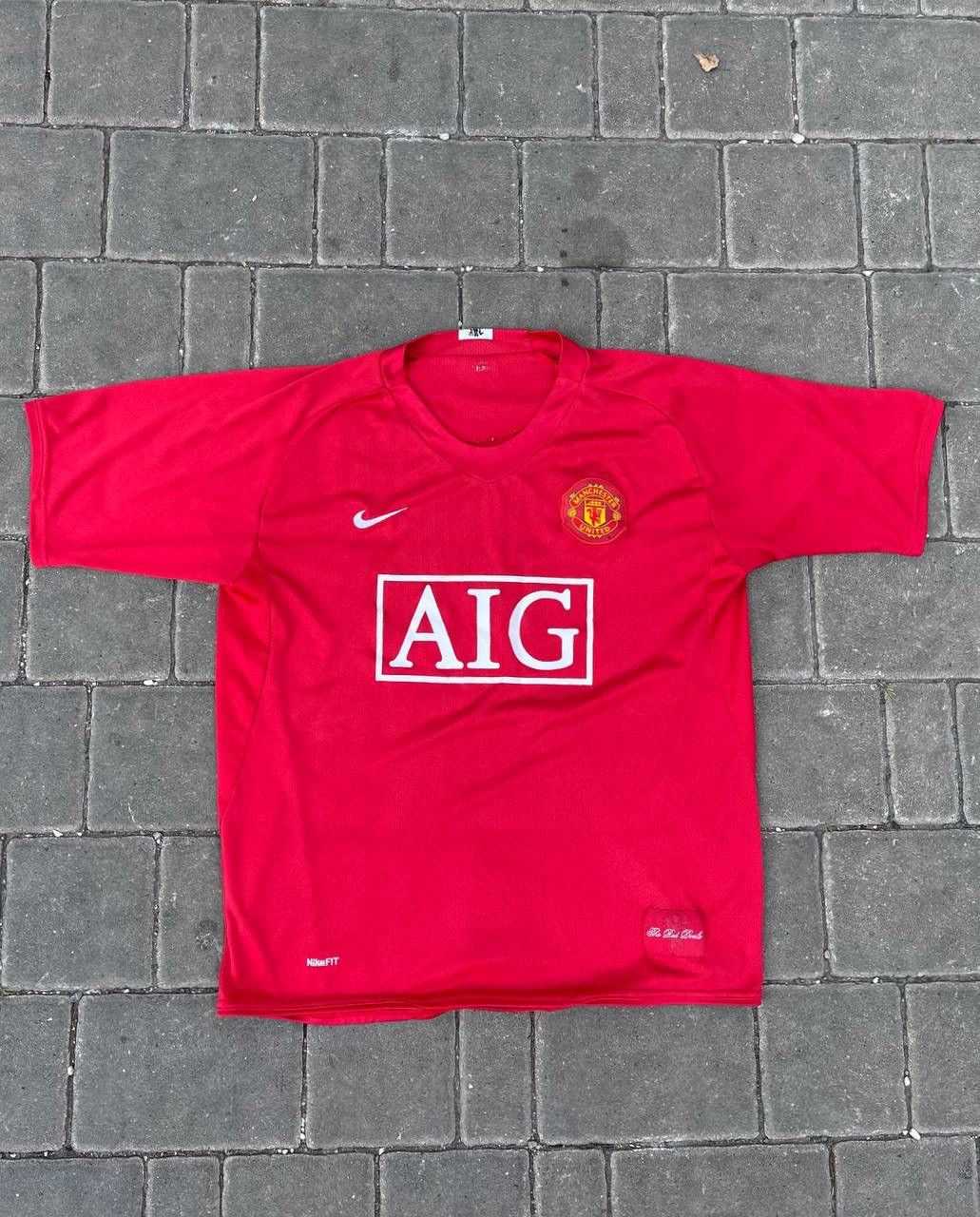 Nike Nike Manchester United vintage blokecore jersey aig | Grailed