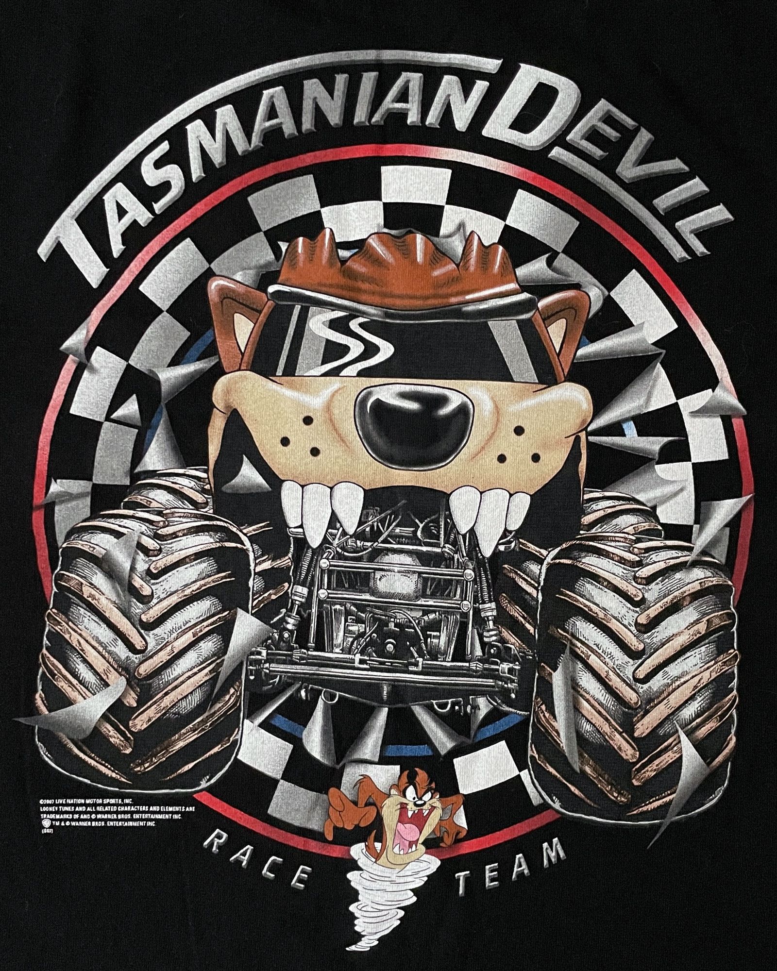 Cartoon Network × Vintage × Warner Bros 2007 Tasmanian Devil Race Team ...