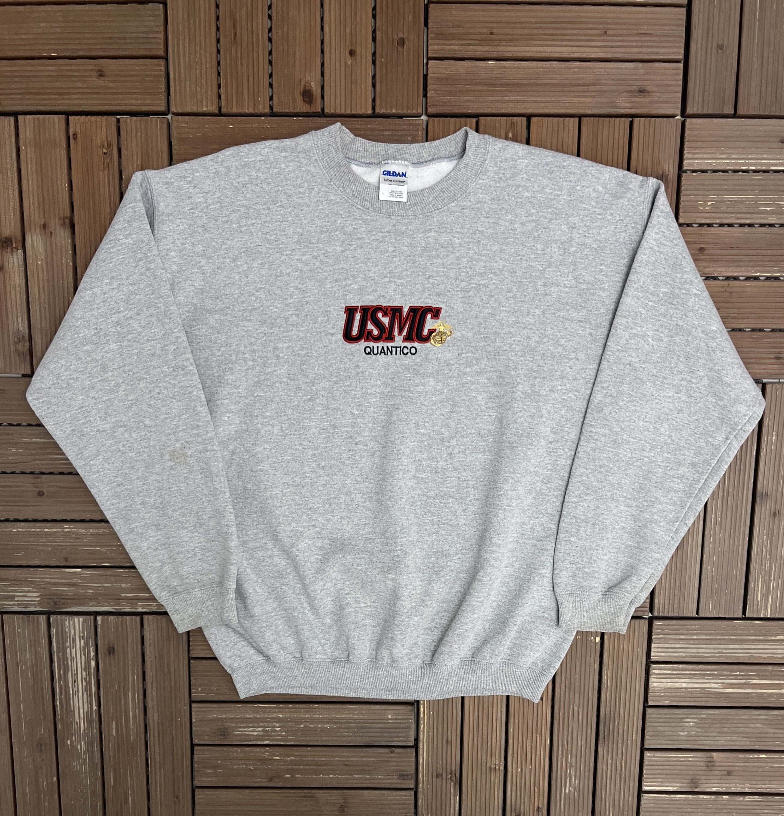 Vintage United States Marine Corps Quantico Vintage Crewneck Sweater ...