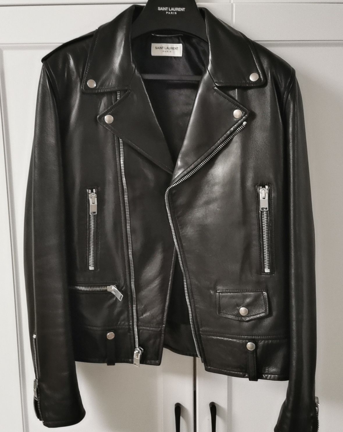 Saint Laurent Paris saint laurent L01 Leather Jacket | Grailed