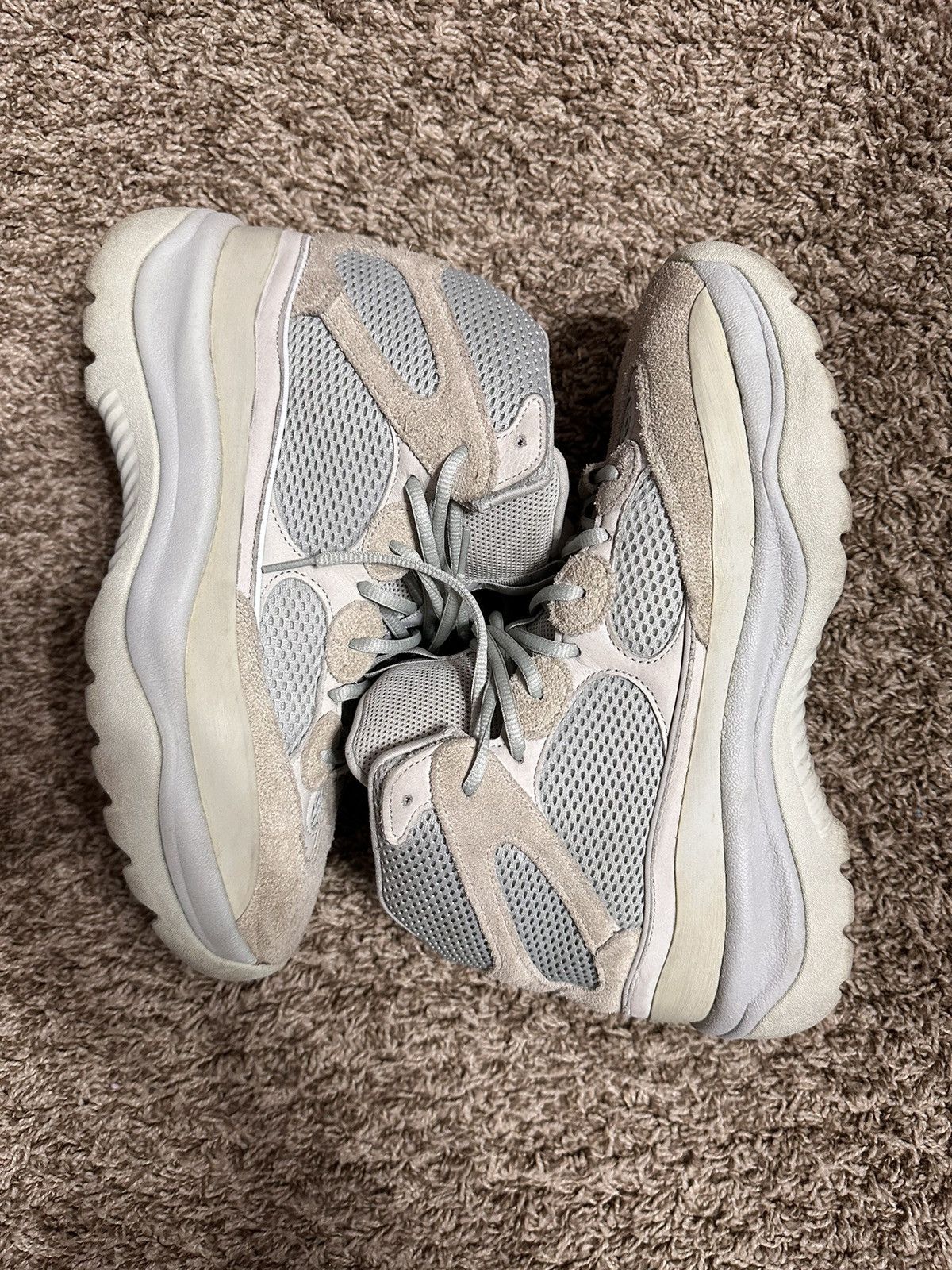 Adidas × Streetwear Adidas Yeezy Desert Boots Salt | Grailed