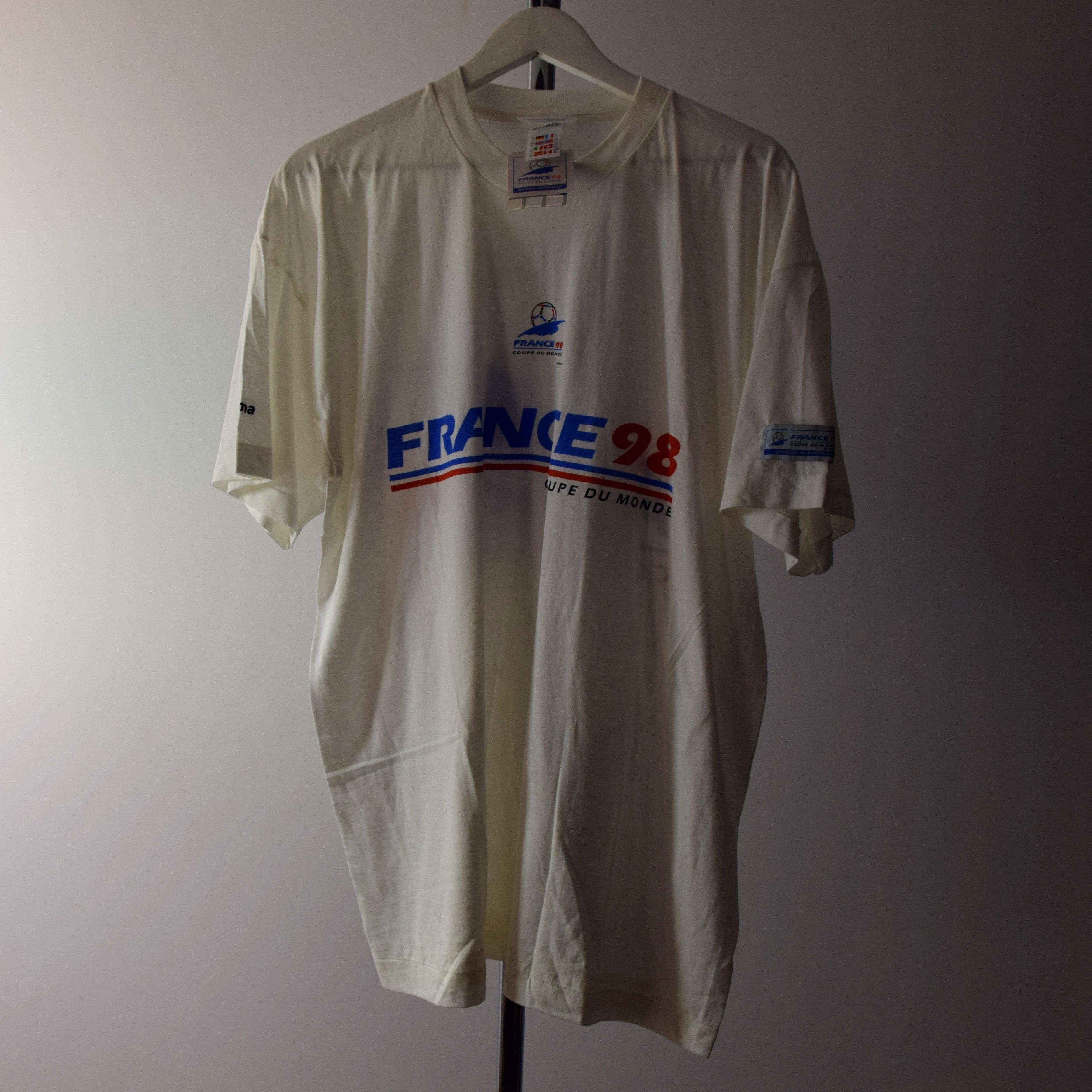 Vintage DS Vintage 1998 France World Cup FIFA SOCCER JERSEY tshirt | Grailed