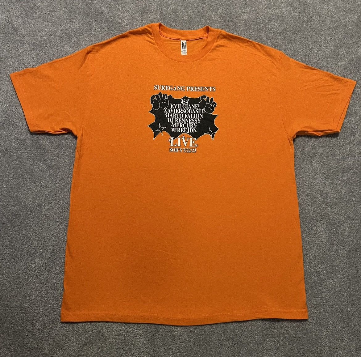 Sad Boys 454 Surf Gang Harto Falion XaviersoBased Evil Giane Tour Tee ...