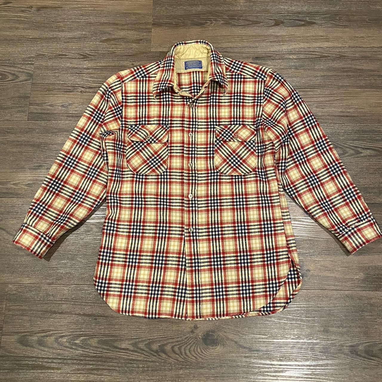 Pendleton × Vintage Vintage 90s Pendleton Made in USA Button Down 100% wool | Grailed