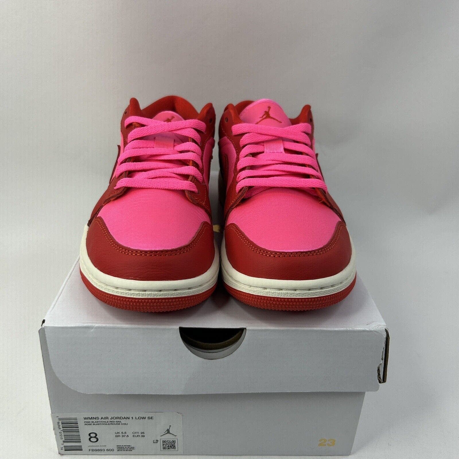 Nike Nike Air Jordan 1 Low SE WMNS “Pink Blast/Valentine’s Day” | Grailed