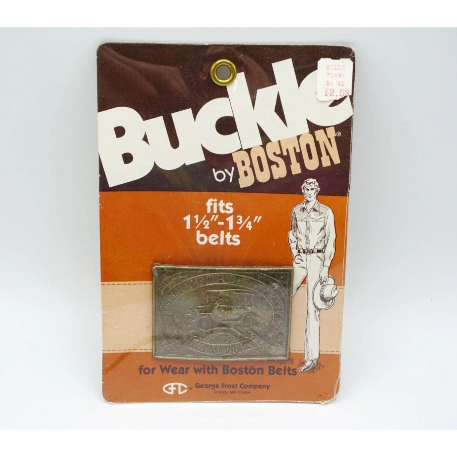 Buckle Belt Buckle Boston Belts Henry Ford Automobiles Model T New Old ...