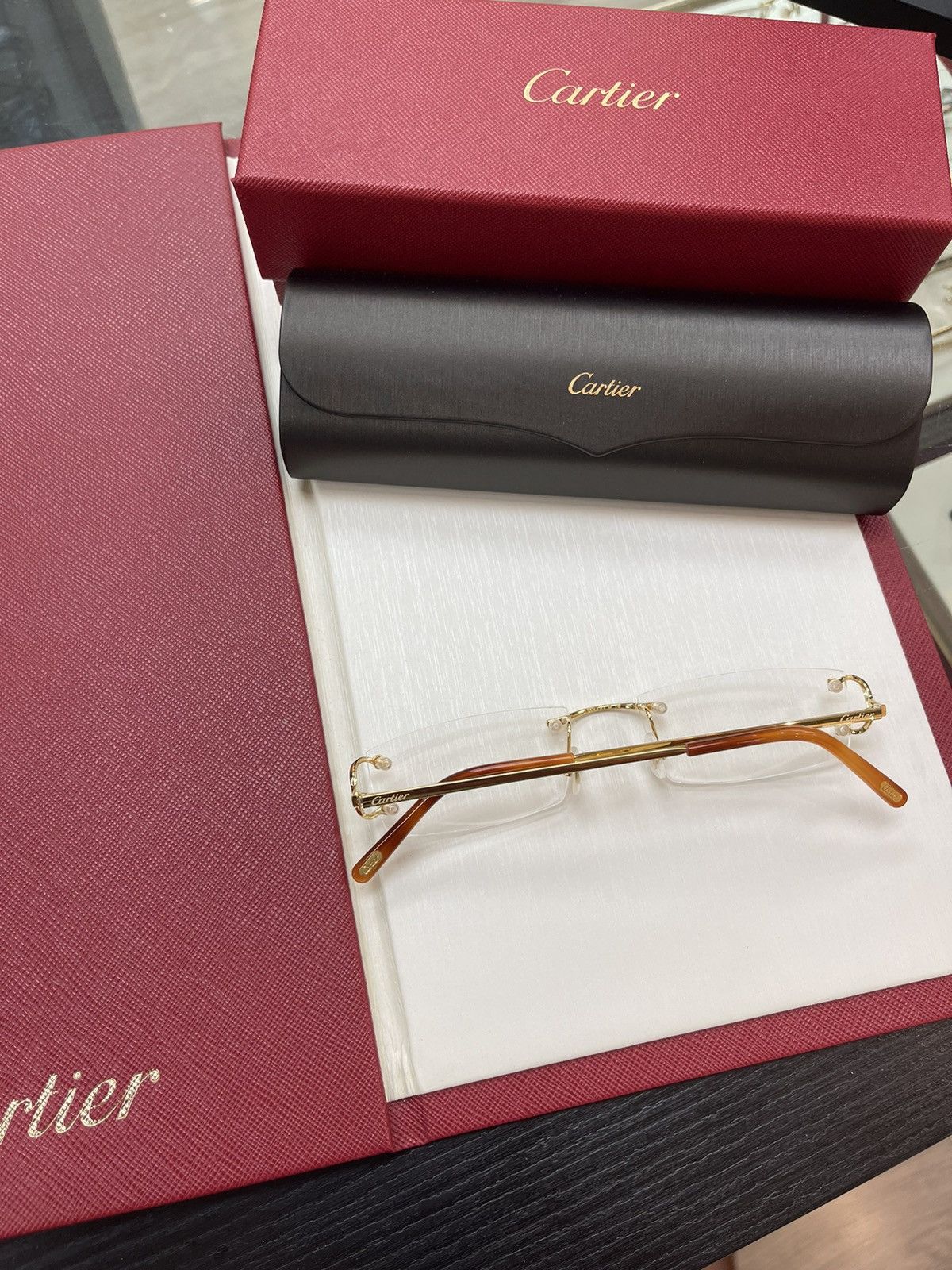 Cartier NEW Cartier CT0092 Piccadilly Gold Big C’s Eyeglasse | Grailed