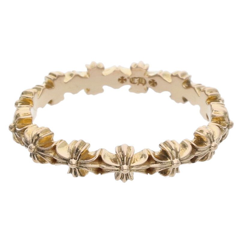 Chrome Hearts Gold Ring 22K TINY E CH PLS BAND Tiny ECH Plus Band | Grailed