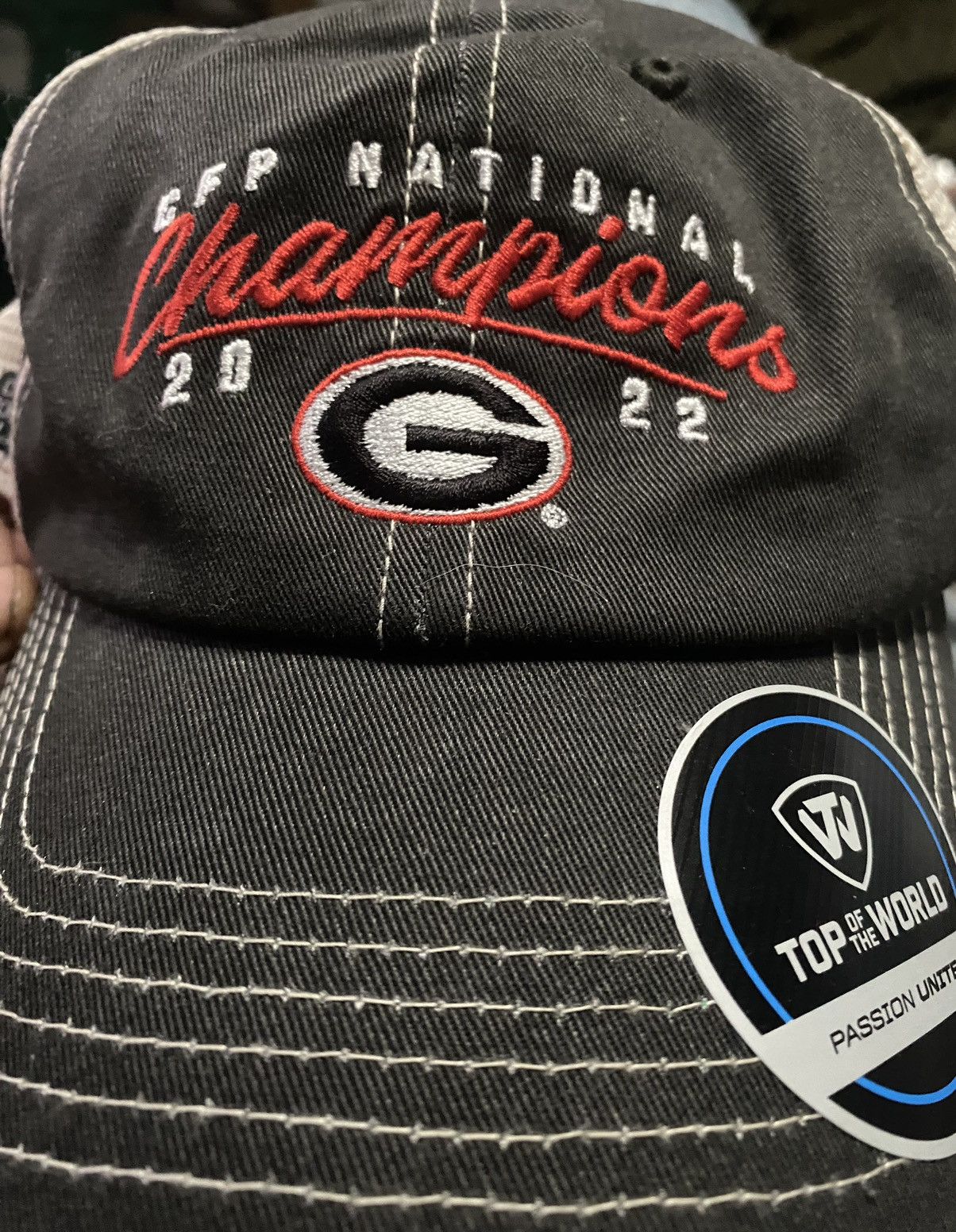 Top Of The World CFP National Champions 2022 Georgia Bulldogs Hat | Grailed