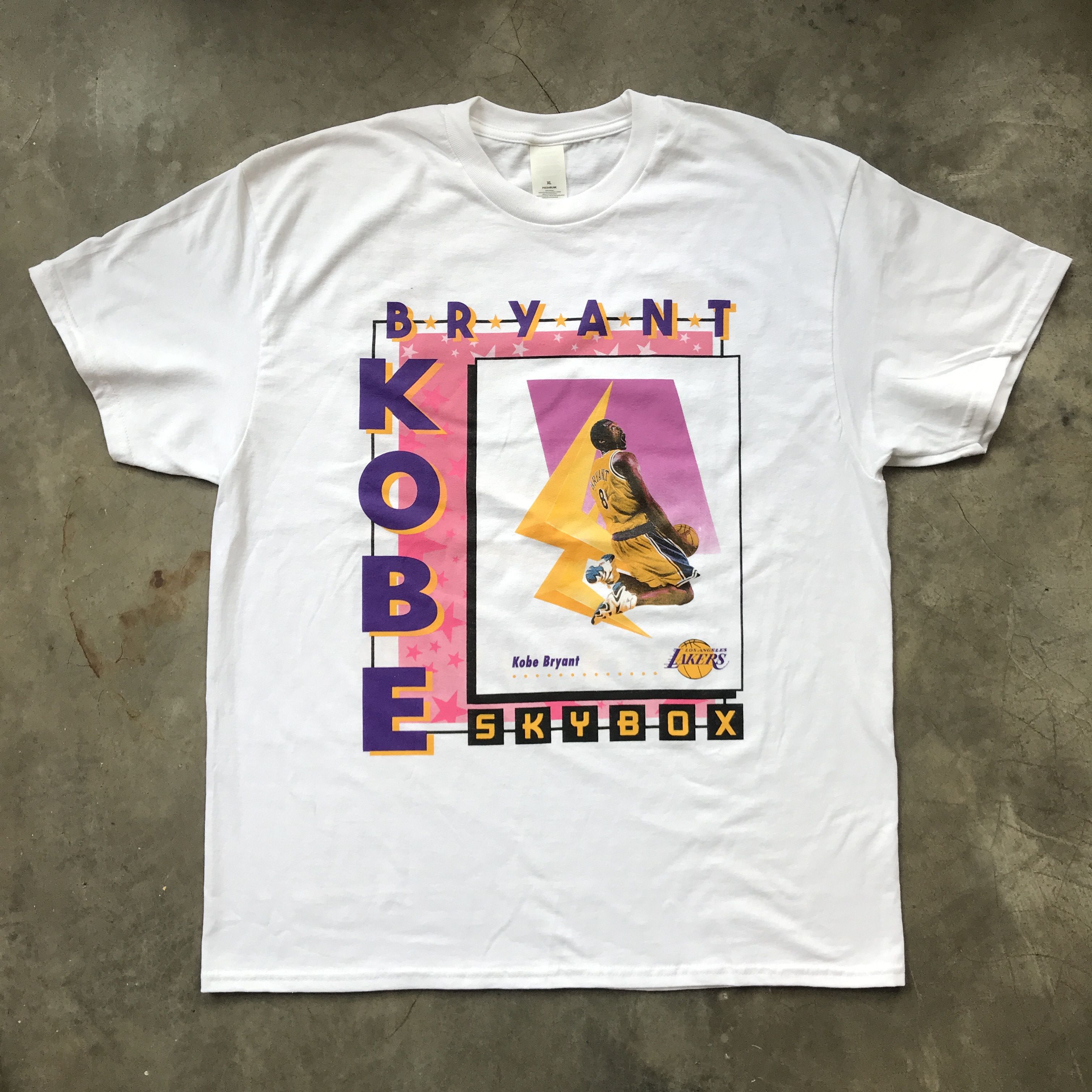 Vintage Kobe Bryant Skybox tshirt modern boot vintage style | Grailed