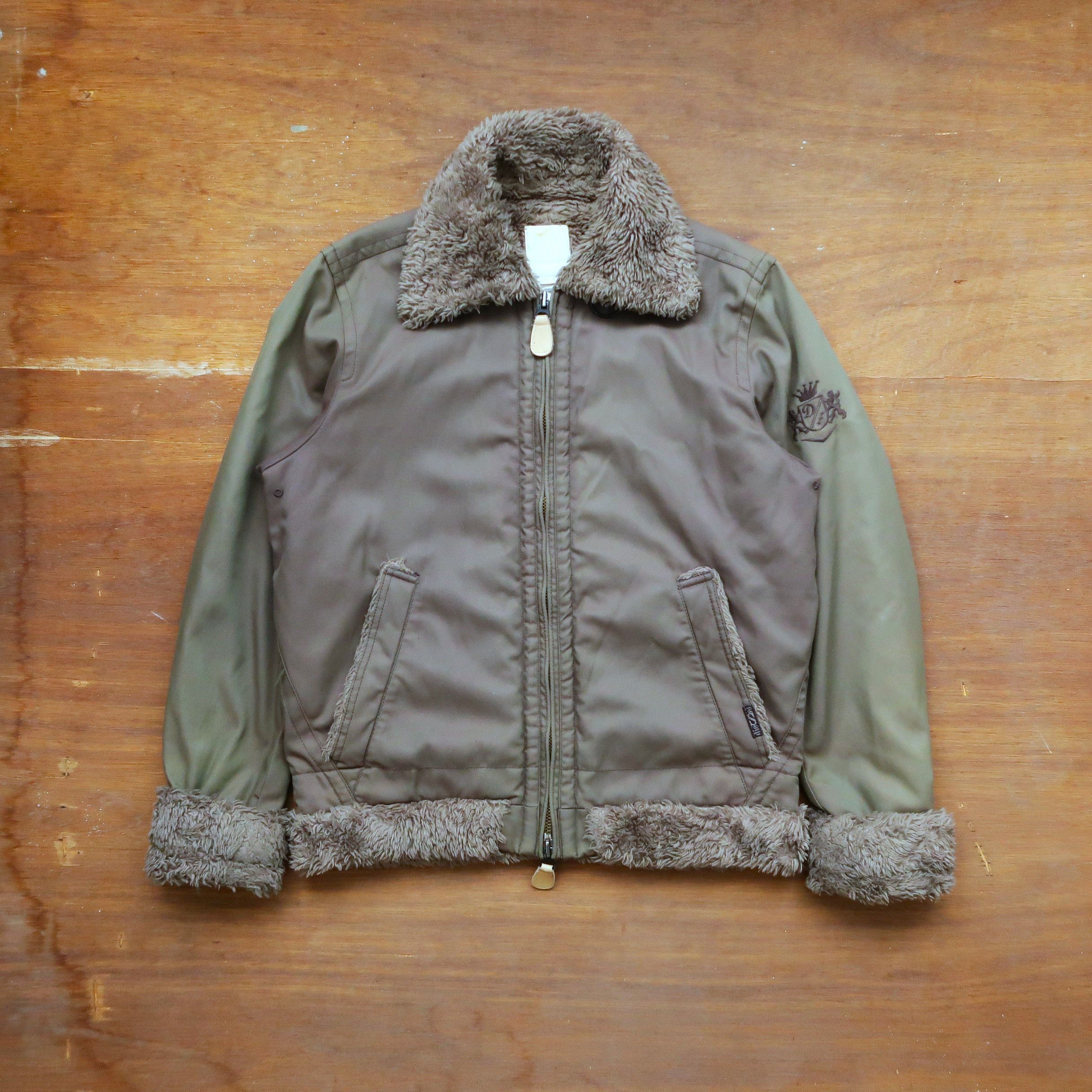 Diesel × Streetwear × Vintage Diesel Fur Sherpa Jacket | Grailed