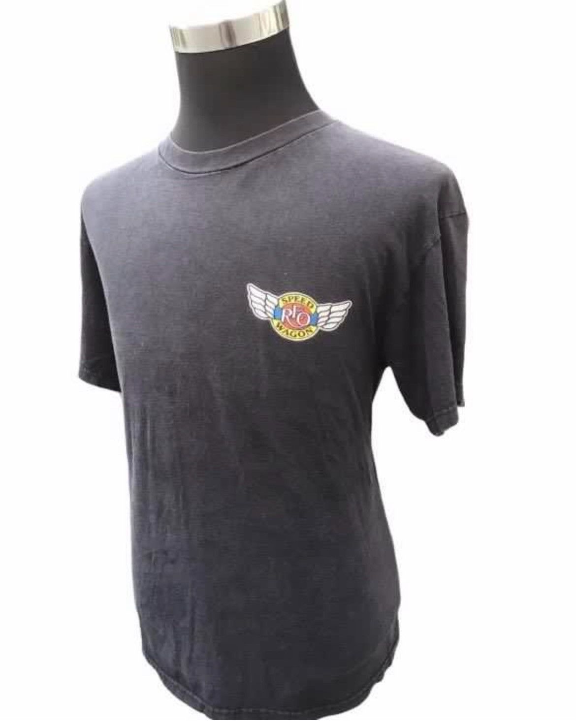 Band Tees × Vintage '90s Reo Speedwagon Simple Logo Distressed Tee ...