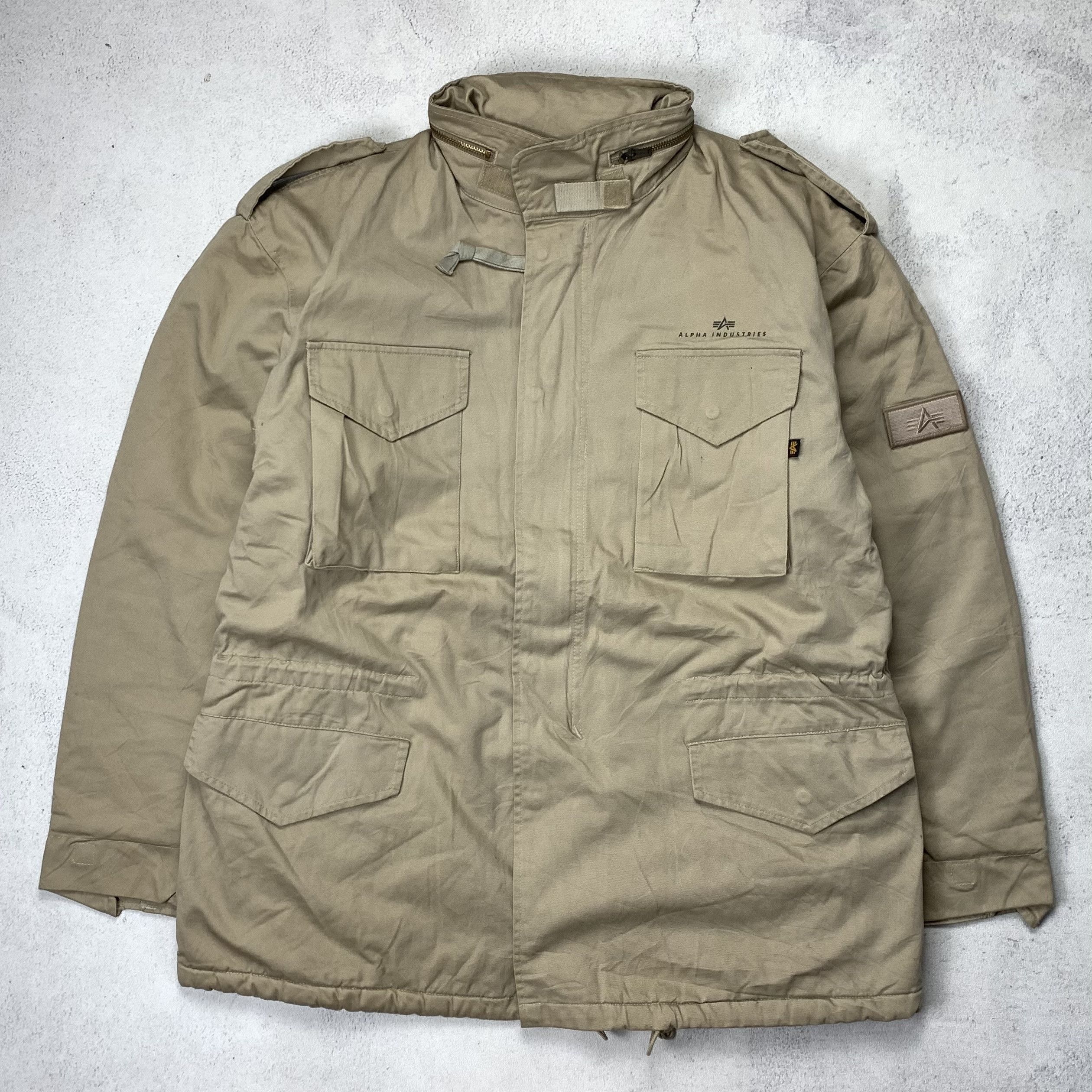 Vintage Vintage Alpha Industries M65 Field Jacket Utility Military ...