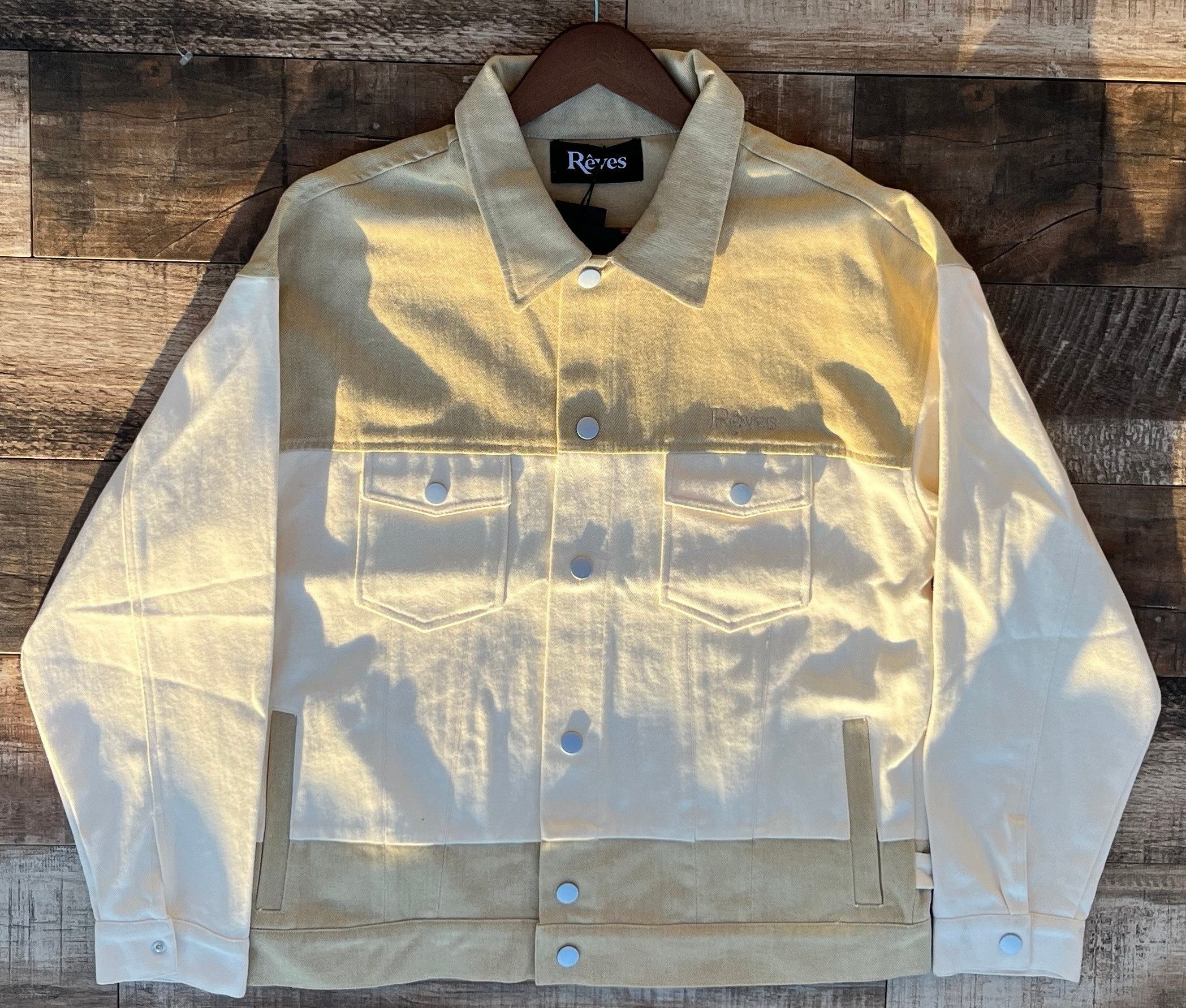Reves Paris reves Paris jacket back embroidery brand new | Grailed