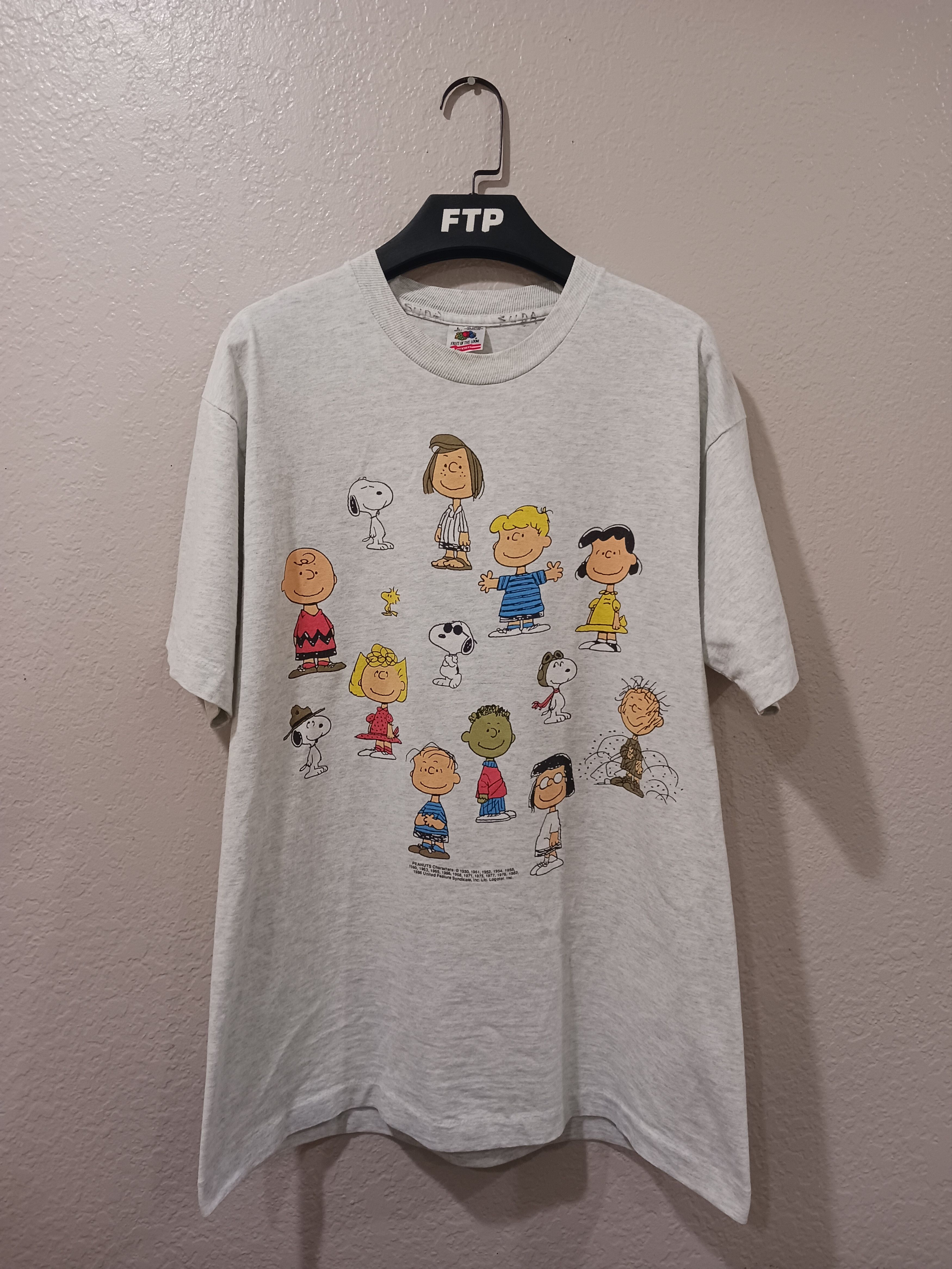 Fruit Of The Loom × Peanuts × Vintage The Peanuts 1990s "Peanuts ...
