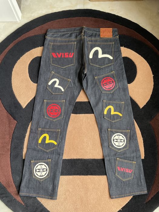 Evisu EVISU NEW！multi-pocket jeans size:38 | Grailed