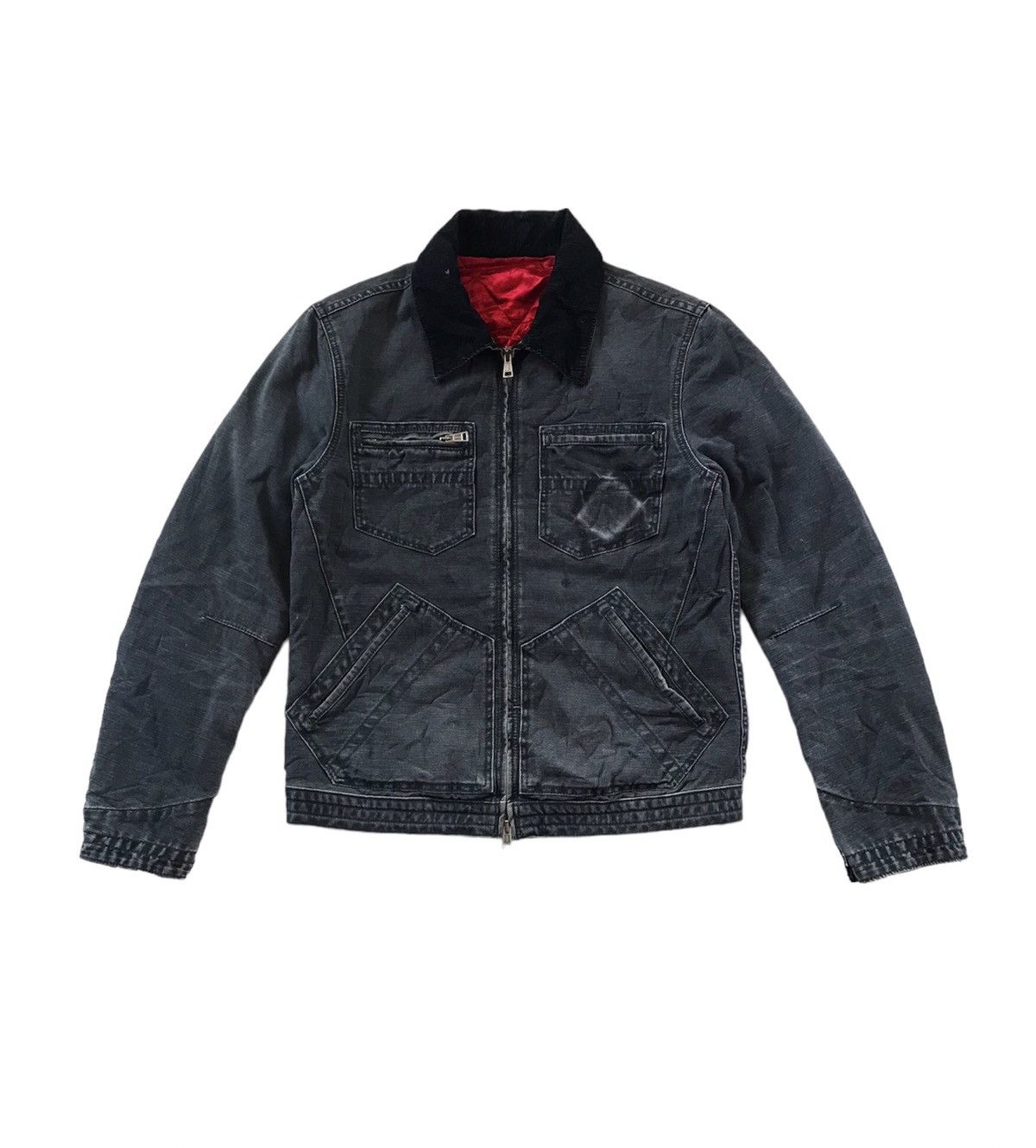 Number (N)ine Rare Number Nine Denim Quilt Lined Jacket | Grailed
