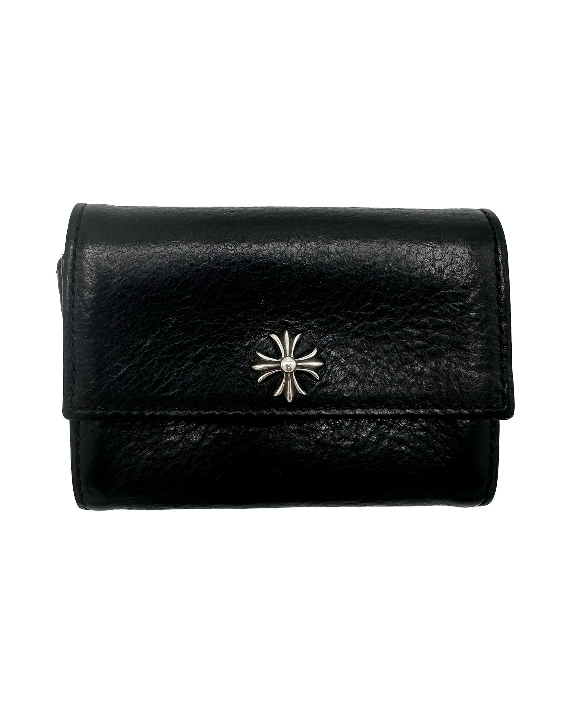 Chrome Hearts Tiny Plus Cross Leather Wallet | Grailed