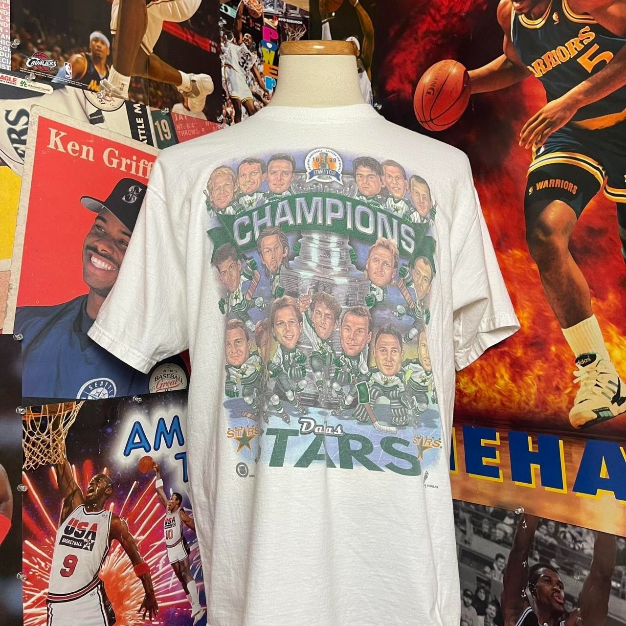 Pro Player Vintage Dallas Stars 1999 Stanley Cup Champions Caricature N ...