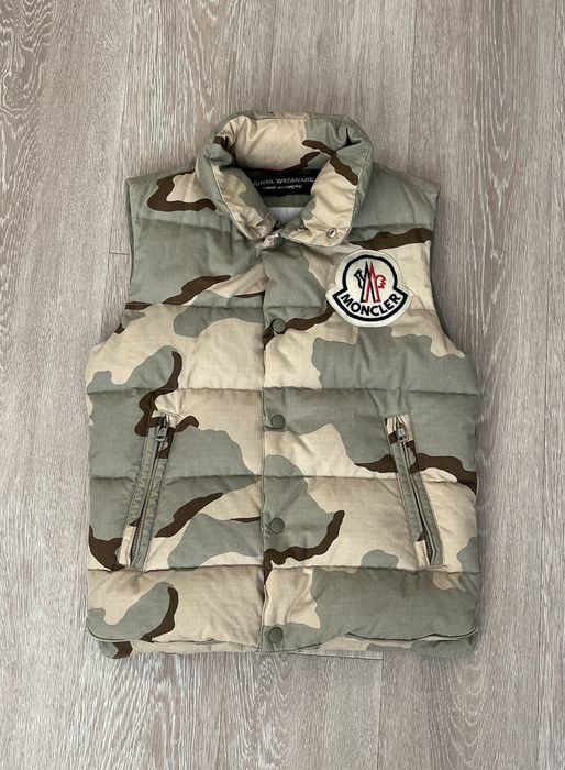 Junya Watanabe 2006 Moncler x Junya Watanabe CDG Camouflage Puffer Vest ...