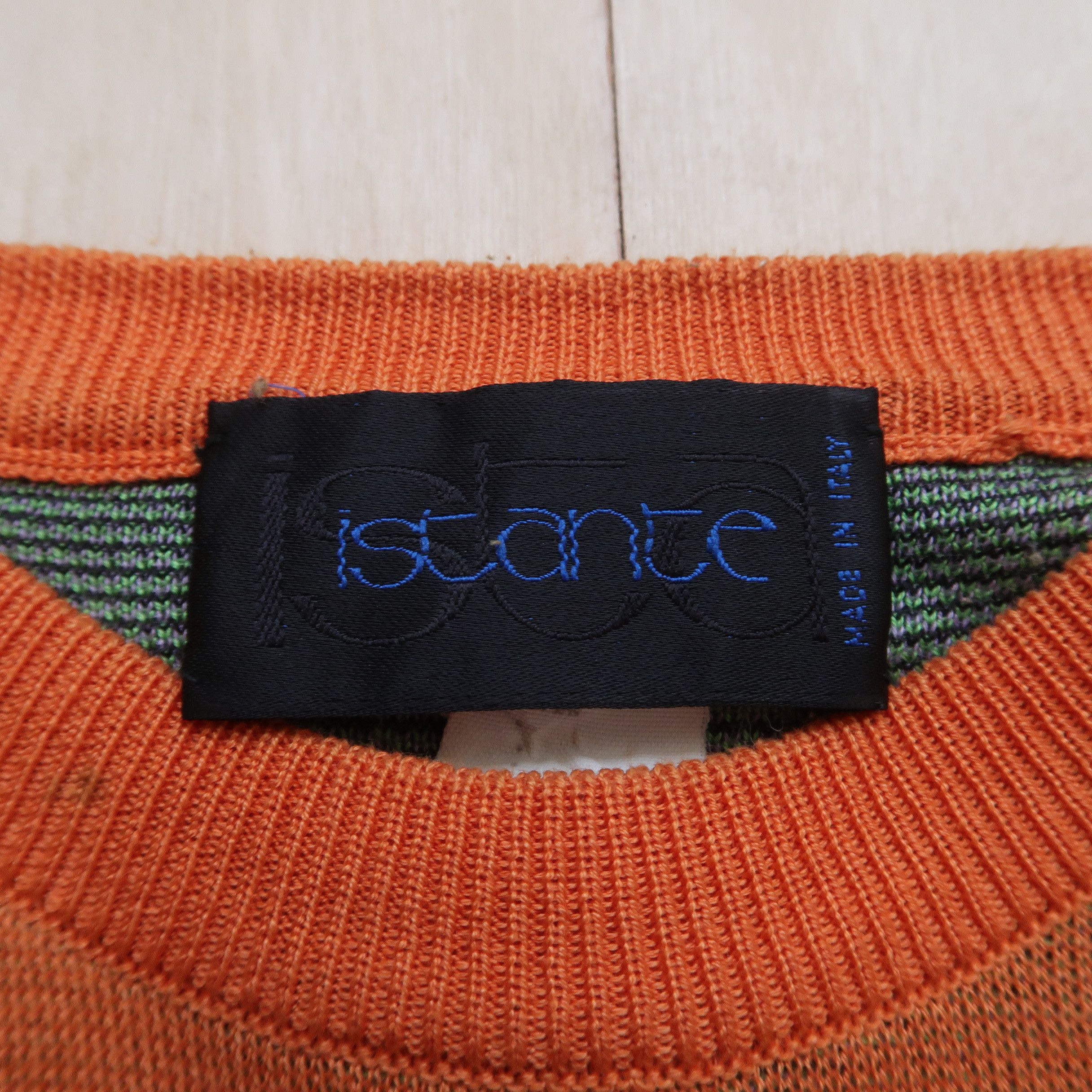 Versace 1970s Istante Artiste Versace Baroque Knit Sweater | Grailed