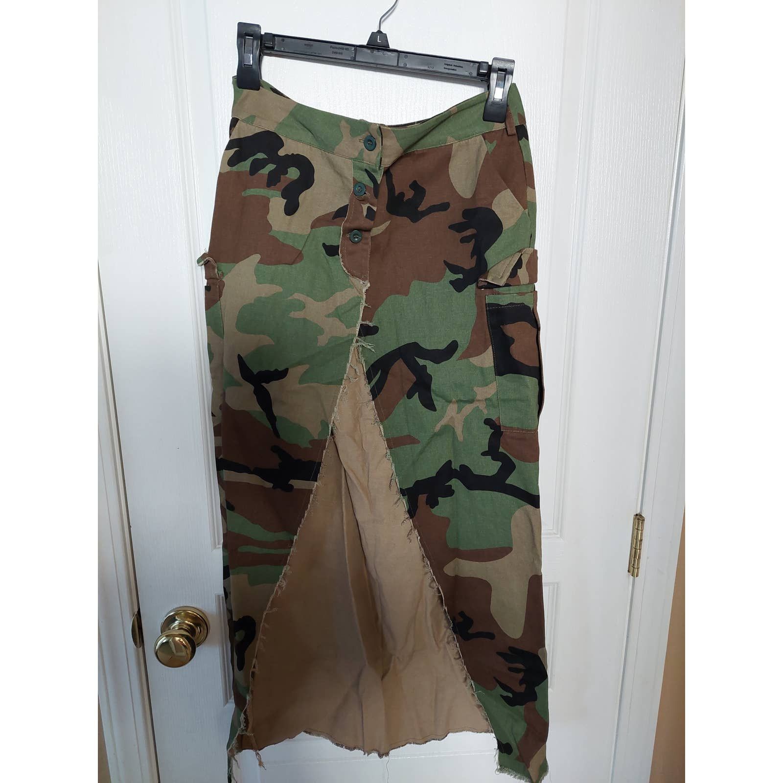 Paloma Picasso MICAS-WOMEN ARMY DENIM SKIRT | Grailed